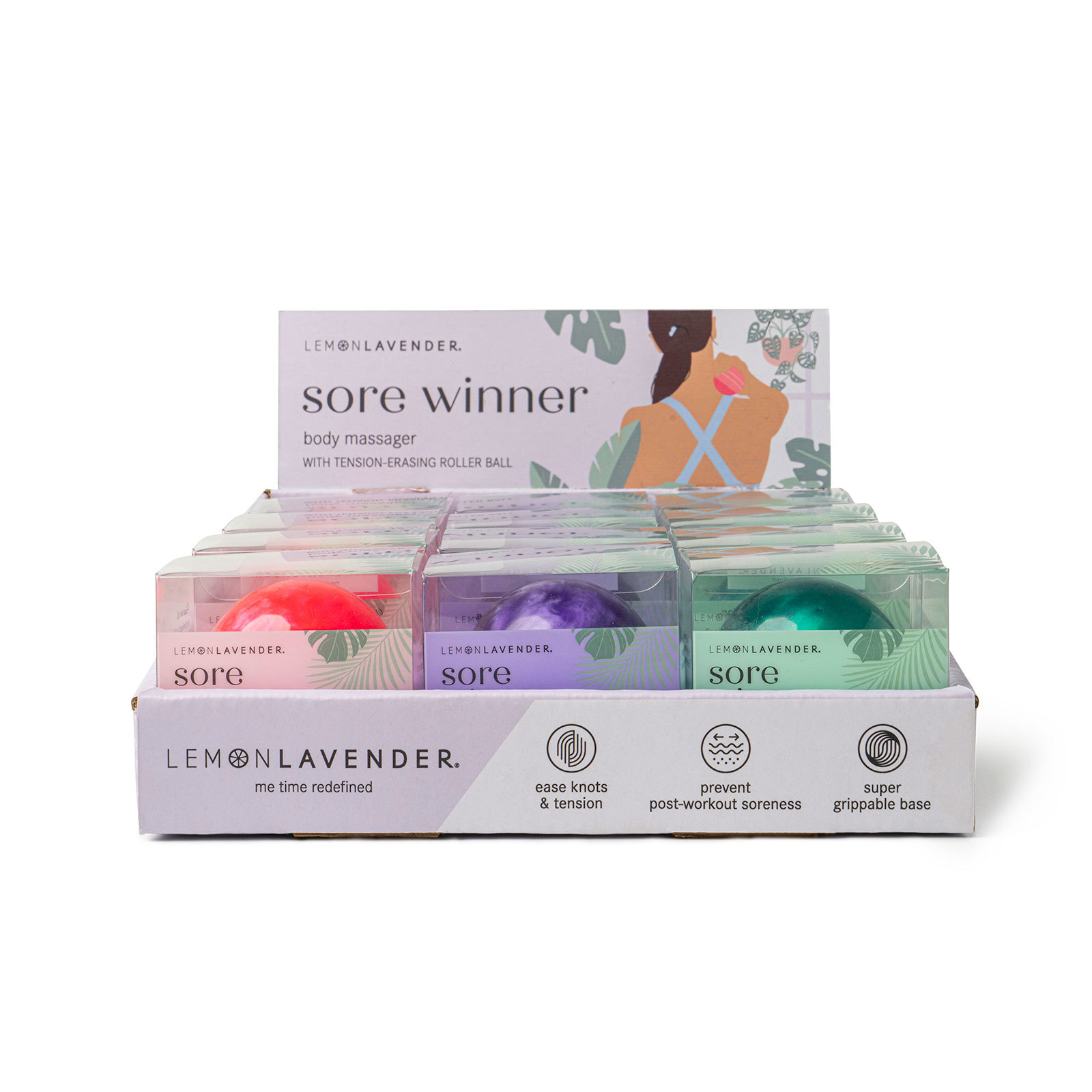 Lemon Lavender Sore Winner body massager