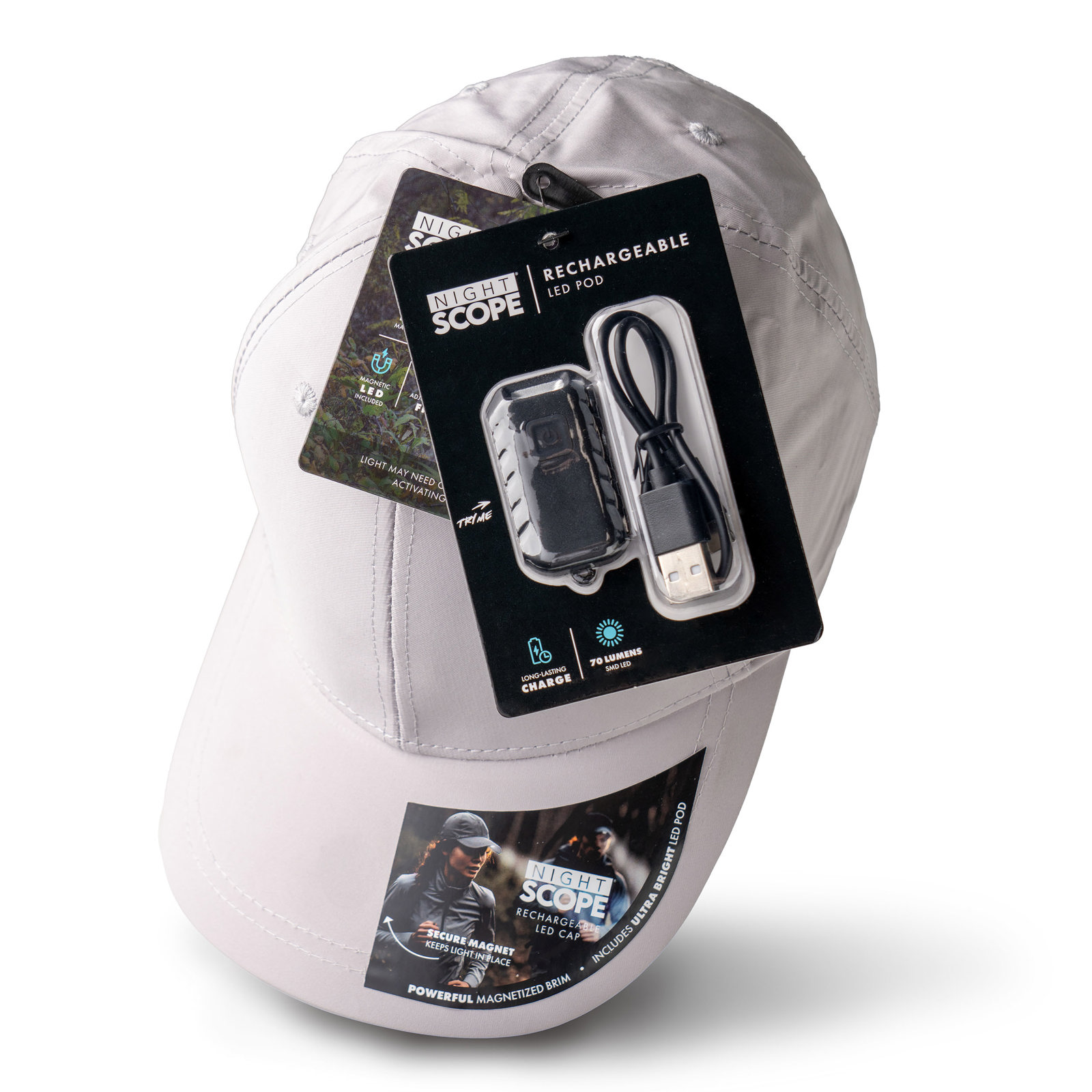 Night Scope MagnaLite Pro Rechargeable LED Cap