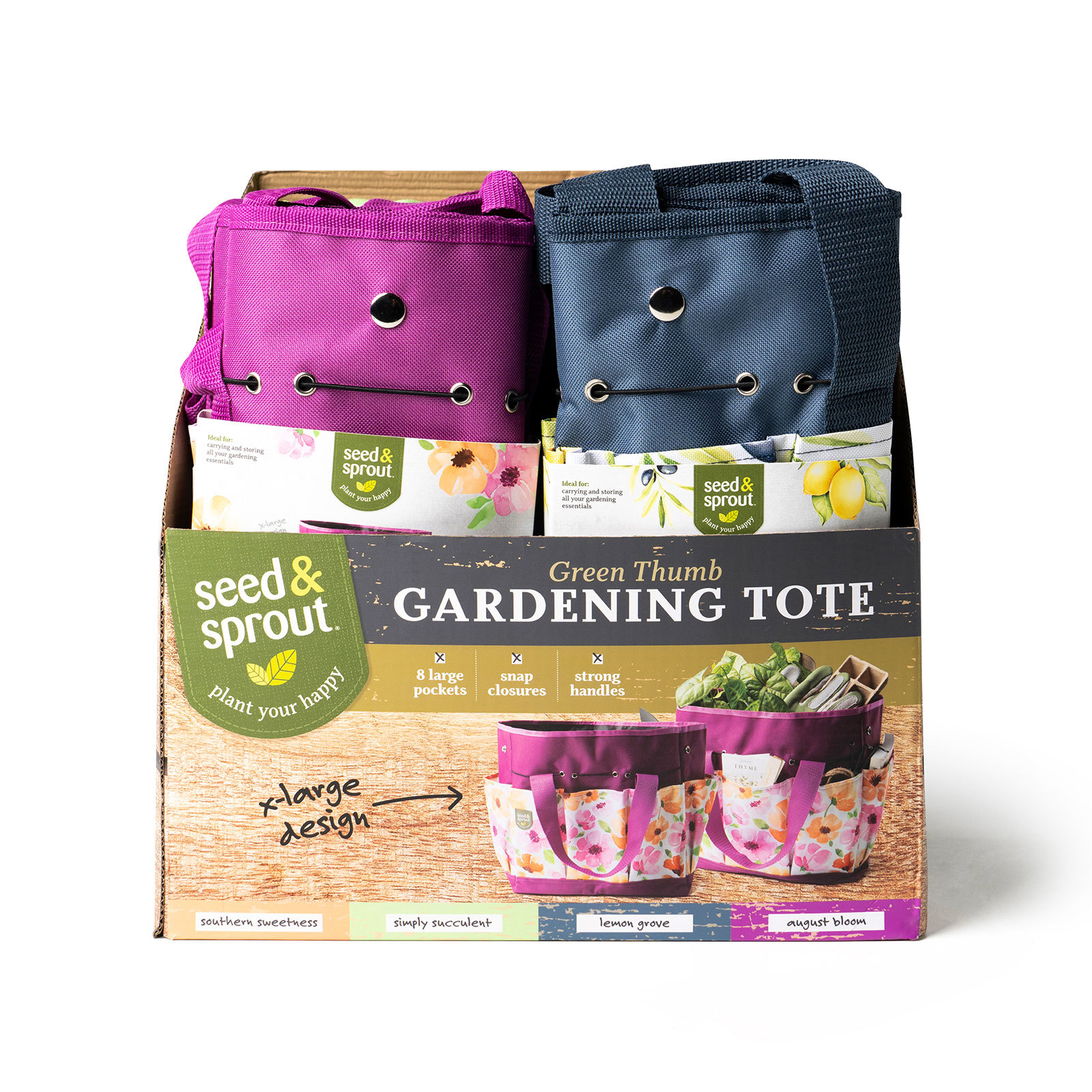 Seed & Sprout Gardening Tote Bag