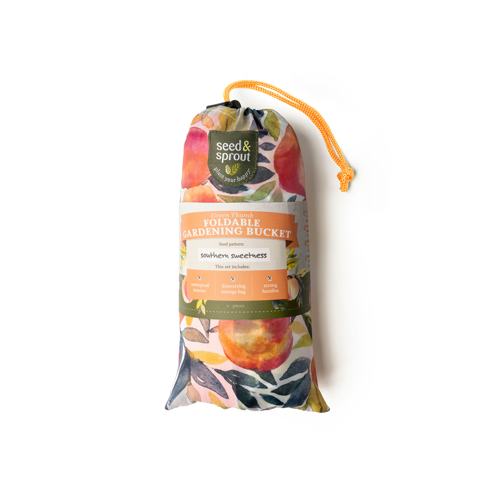 Seed & Sprout Simply Succulent Foldable Gardening Bucket