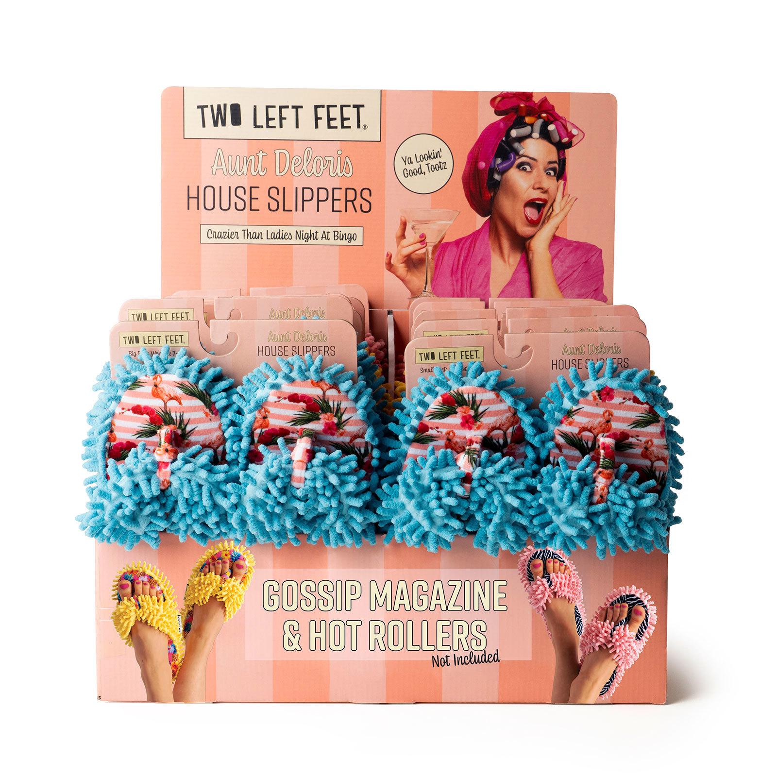 Two Left Feet Aunt Deloris House Slippers