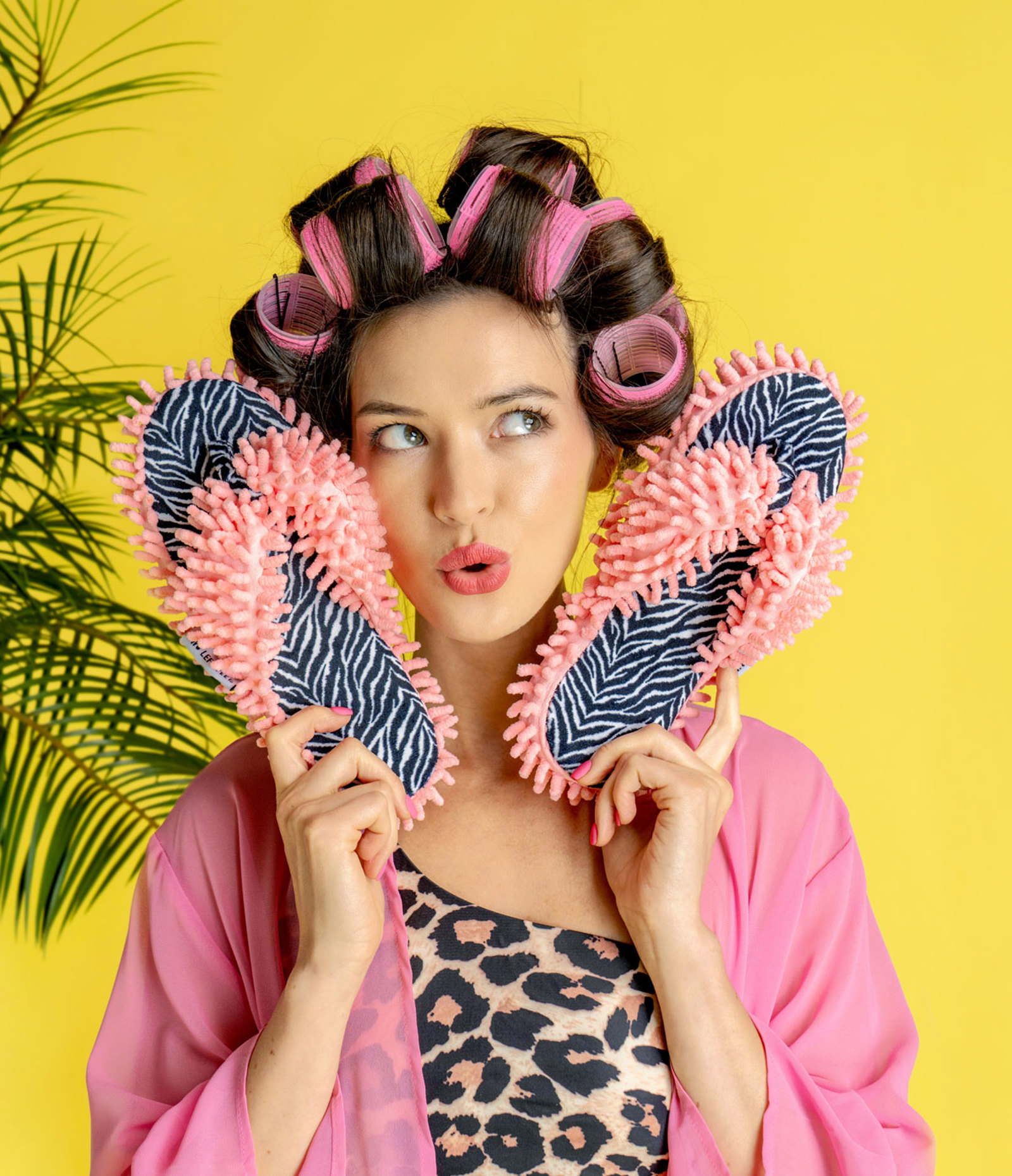 Two Left Feet Aunt Deloris House Slippers